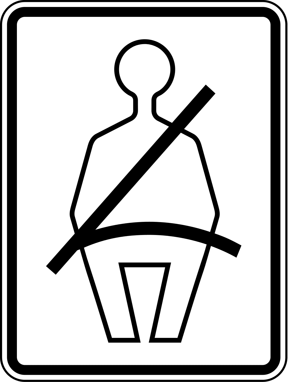 Vinyl Stickers - Wear seat Belt - Safety and Warning Warehouse Signs ...