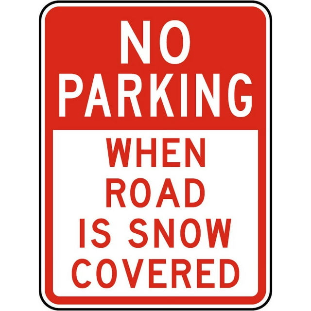 Vinyl Stickers - When Road is Snow Covered Sign Z4 - Safety and Warning ...