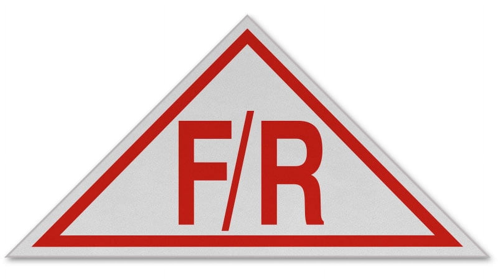 Vinyl Stickers - White/Red NJ Floor/Roof Truss Sign - Safety and ...