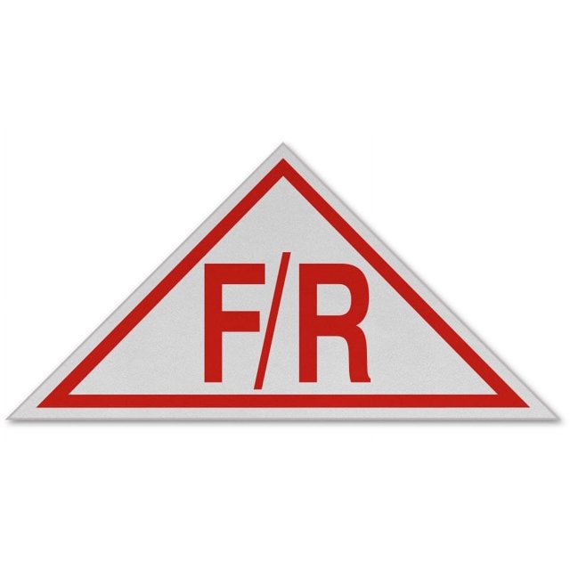 Vinyl Stickers - White/Red NJ Floor/Roof Truss Sign - Safety and ...