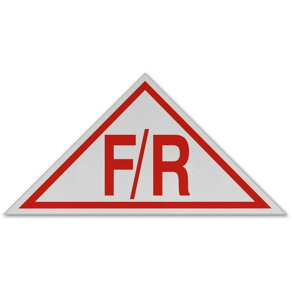 Vinyl Stickers - White/Red NJ Floor/Roof Truss Sign - Safety and ...