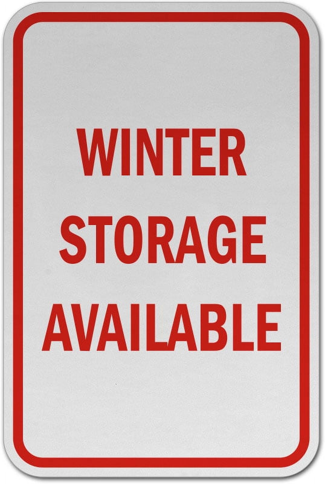 Vinyl Stickers - Winter Storage Available Sign - Safety and Warning ...