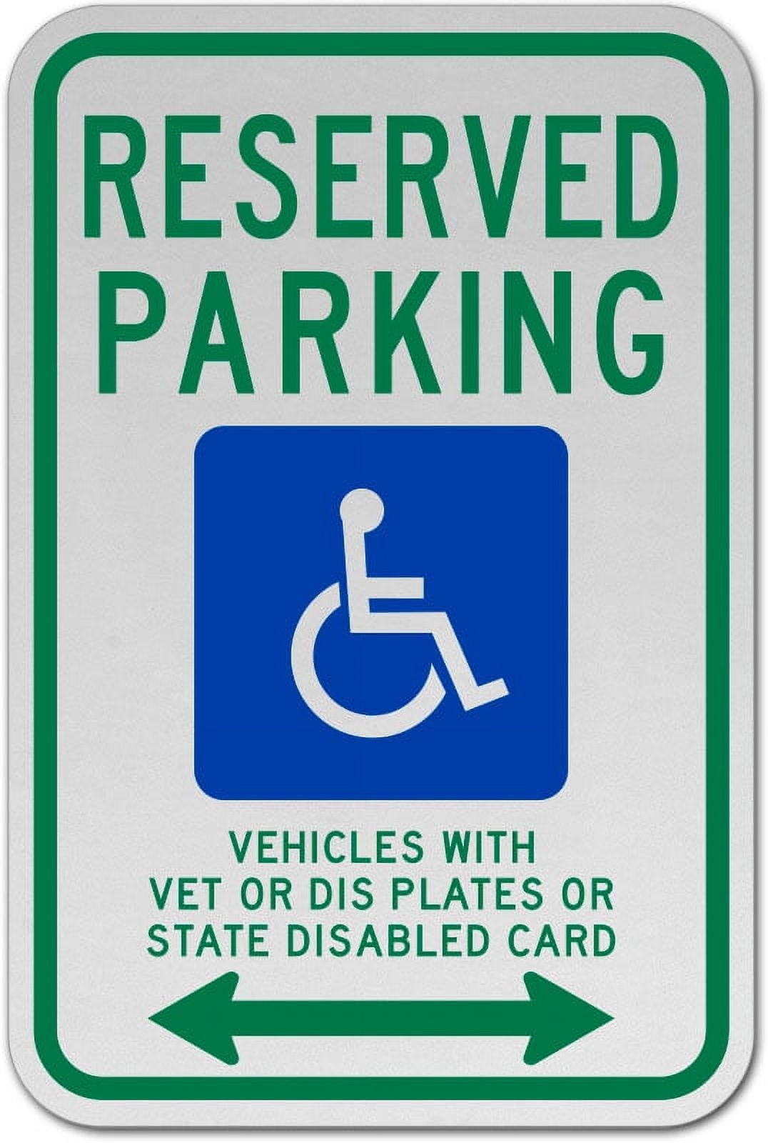 Vinyl Stickers - Wisconsin Reserved Parking Sign - Safety and Warning ...