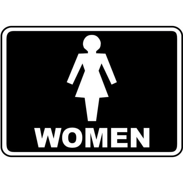 Vinyl Stickers - Women Restroom Sign A3 - Safety and Warning Warehouse ...