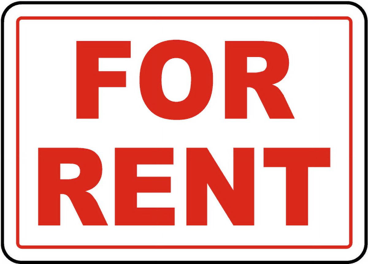 Vinyl Stickers - for Rent Sign P7 - Safety and Warning Warehouse Signs ...