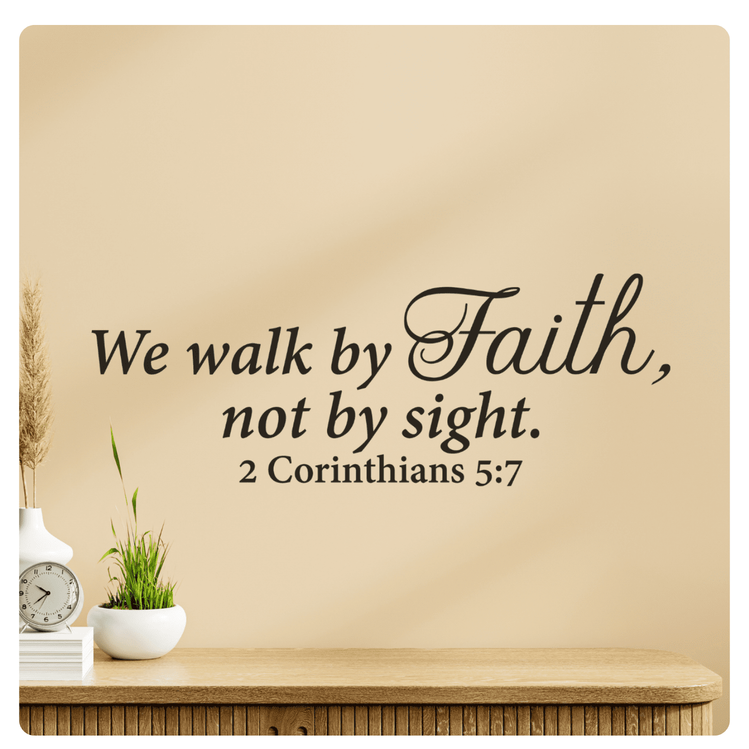 My Vinyl Story - We Walk by Faith 2 Corinthians 5:7 - Inspirational ...