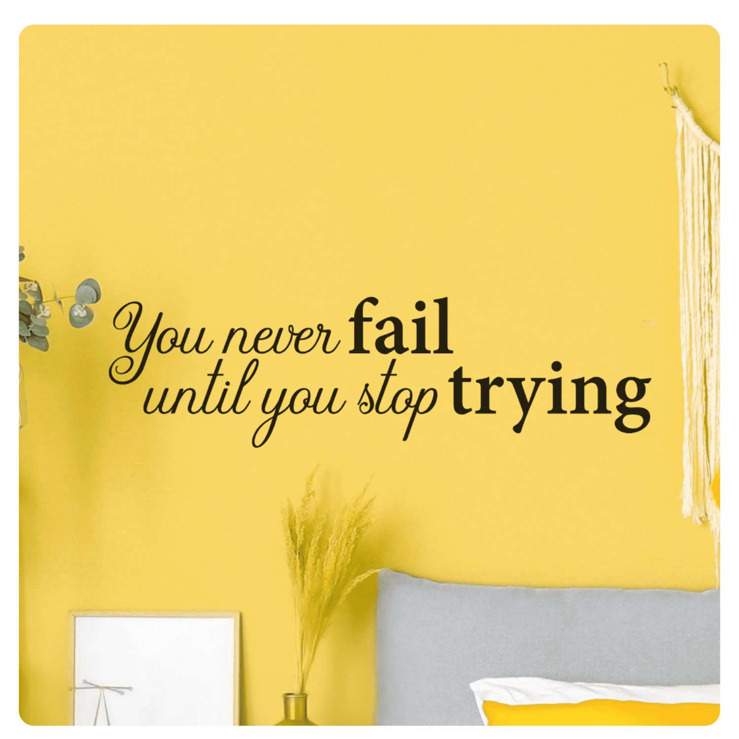 My Vinyl Story - You Never Fail Until You Stop Trying - Motivational ...