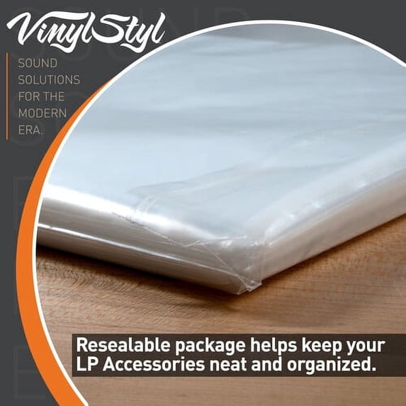 Vinyl Styl™ 12 Inch Protective Outer Sleeves - 50 Count, Clear, Acid ...