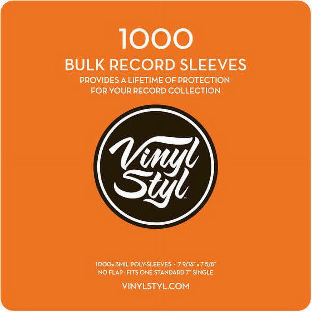 Vinyl Styl 45 RPM Record Outer Sleeve 1000CNT Bulk - Vinyl Styl™ 45 RPM ...