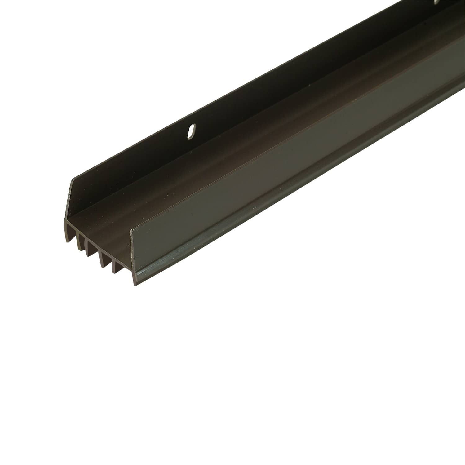 Vinyl U-Shape Door Bottom - Brown | Polar Bear Weather Stripping ...