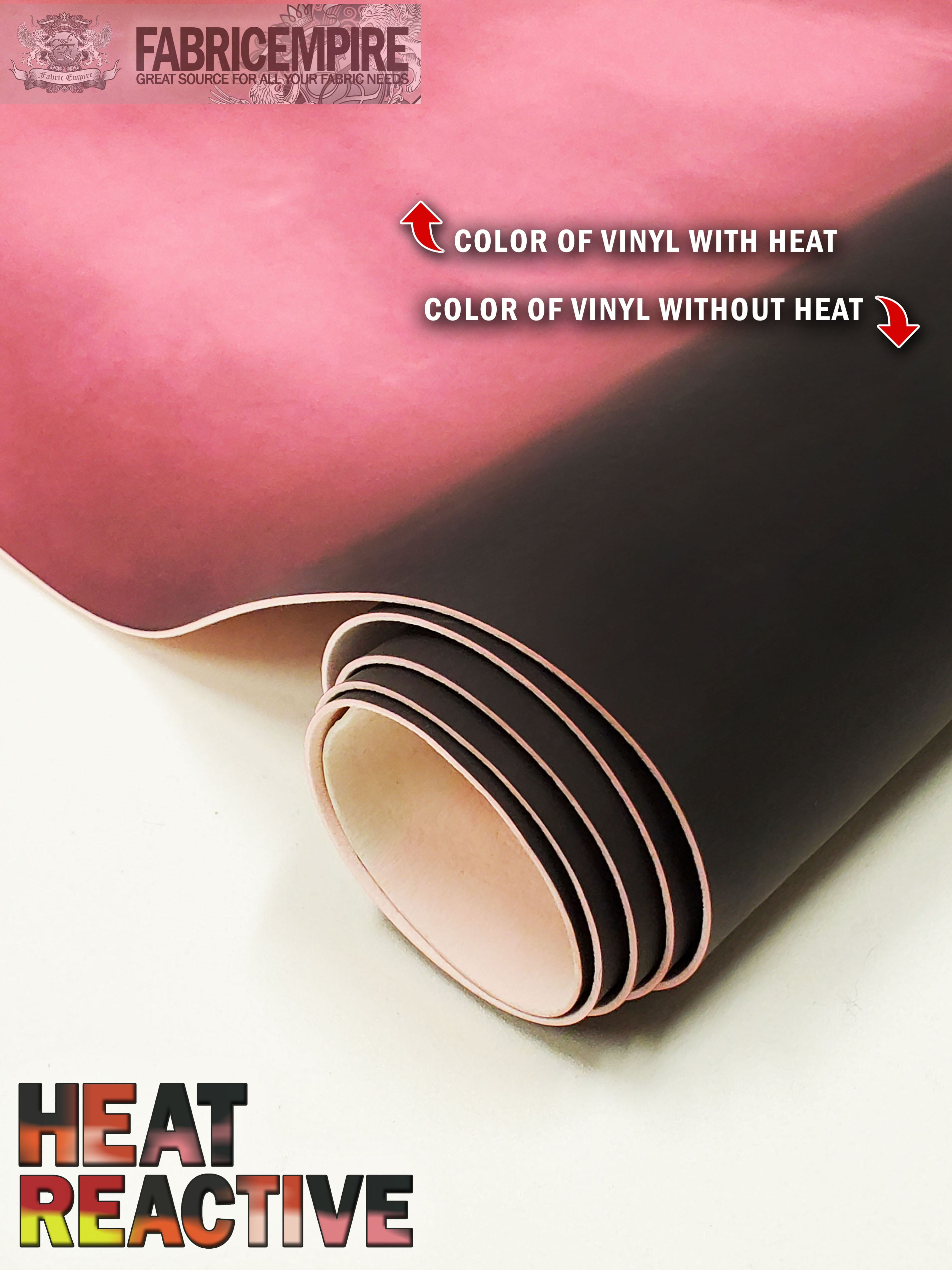 Vinyl Upholstery Thermosensitive Temperature Change Heat Reactive Black ...