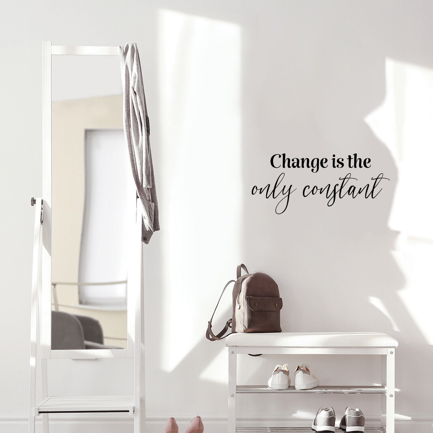 Vinyl Wall Art Decal - Change is The Only Constant - 11" x 25 ...