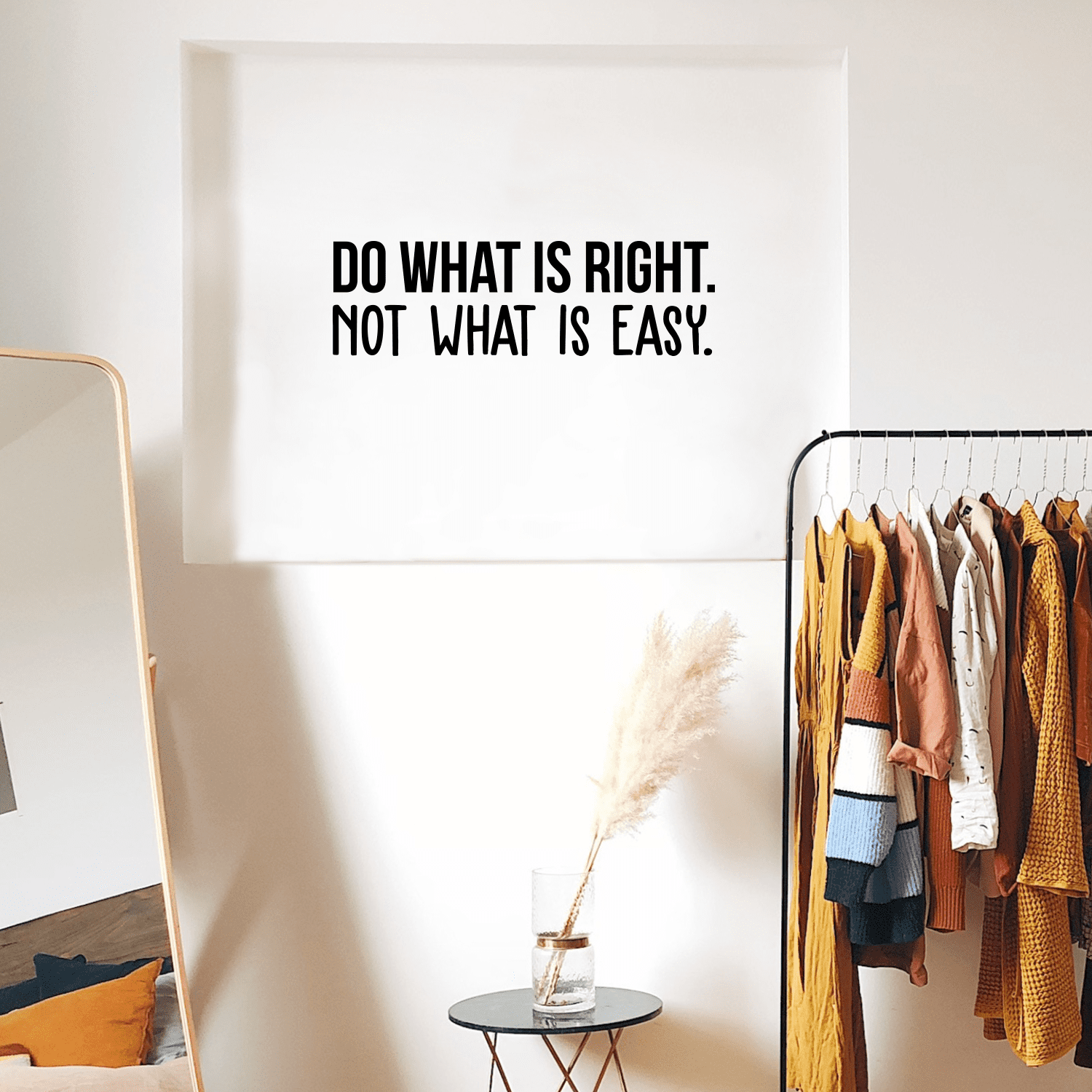 Vinyl Wall Art Decal - Do What Is Right Not What Is Easy - 9" x 30 ...