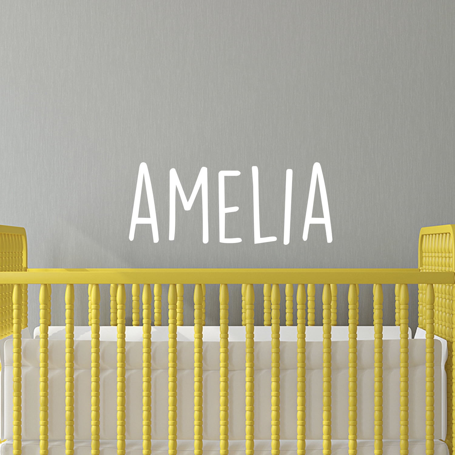 Vinyl Wall Art Decal Girls Custom Name - ’Amelia’ Custom Text Name - 12 ...