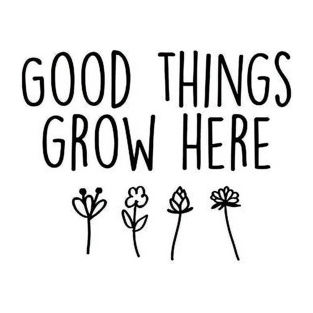 Vinyl Wall Art Decal - Good Things Grow Here - 20" x 26" - Trendy ...