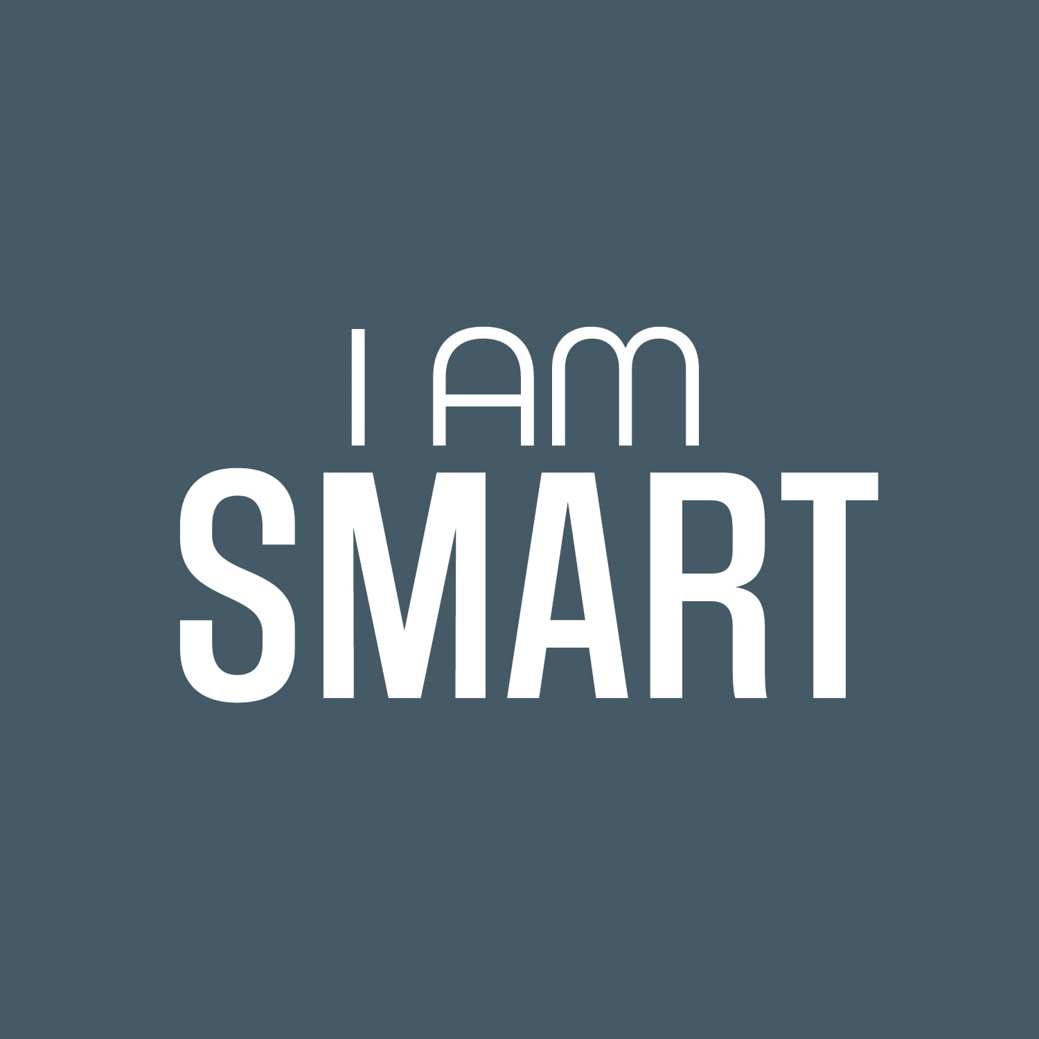 Vinyl Wall Art Decal - I Am Smart - 13.5