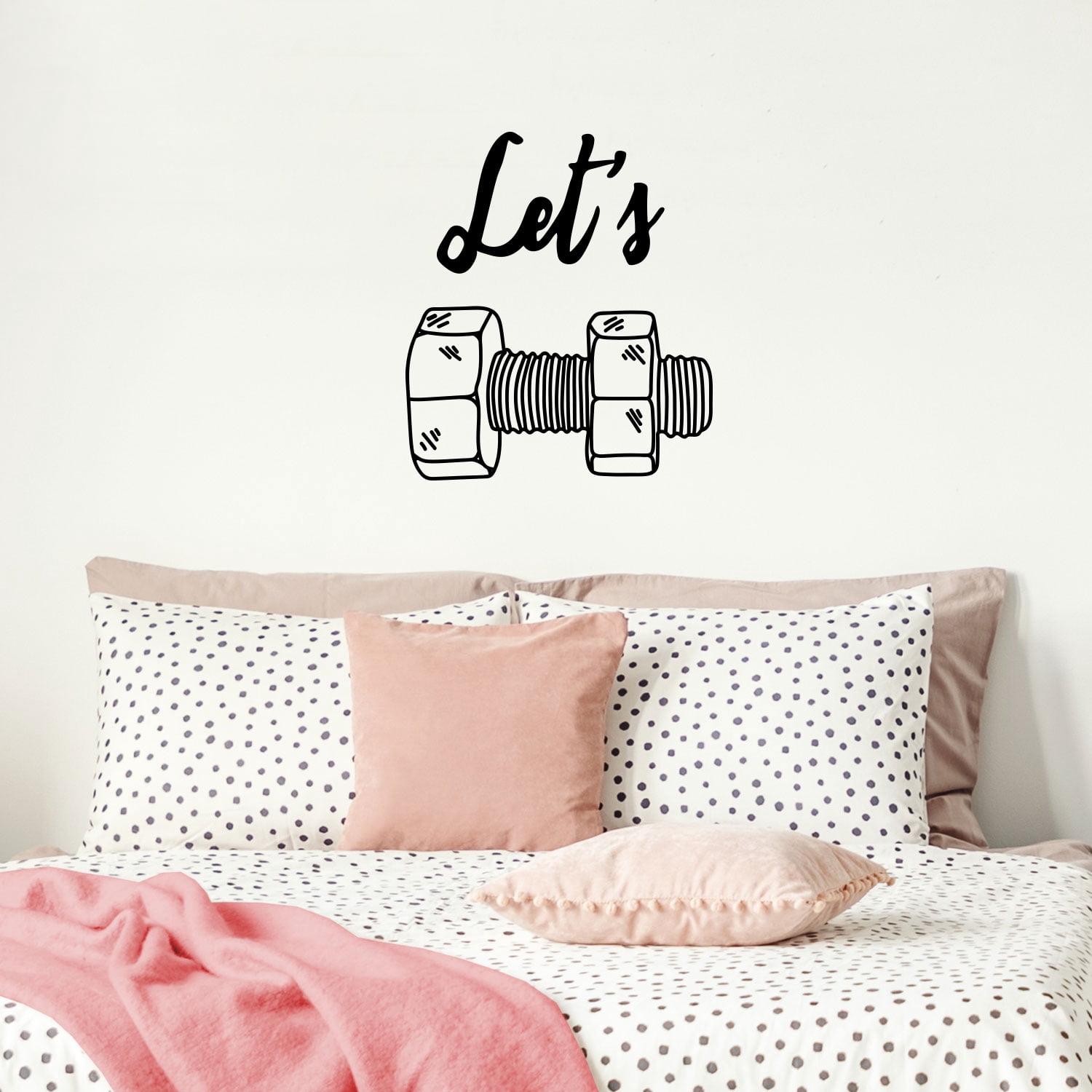 Vinyl Wall Art Decal - Let’s Screw - 25" x 22.5" - Funny Adult Jokes ...