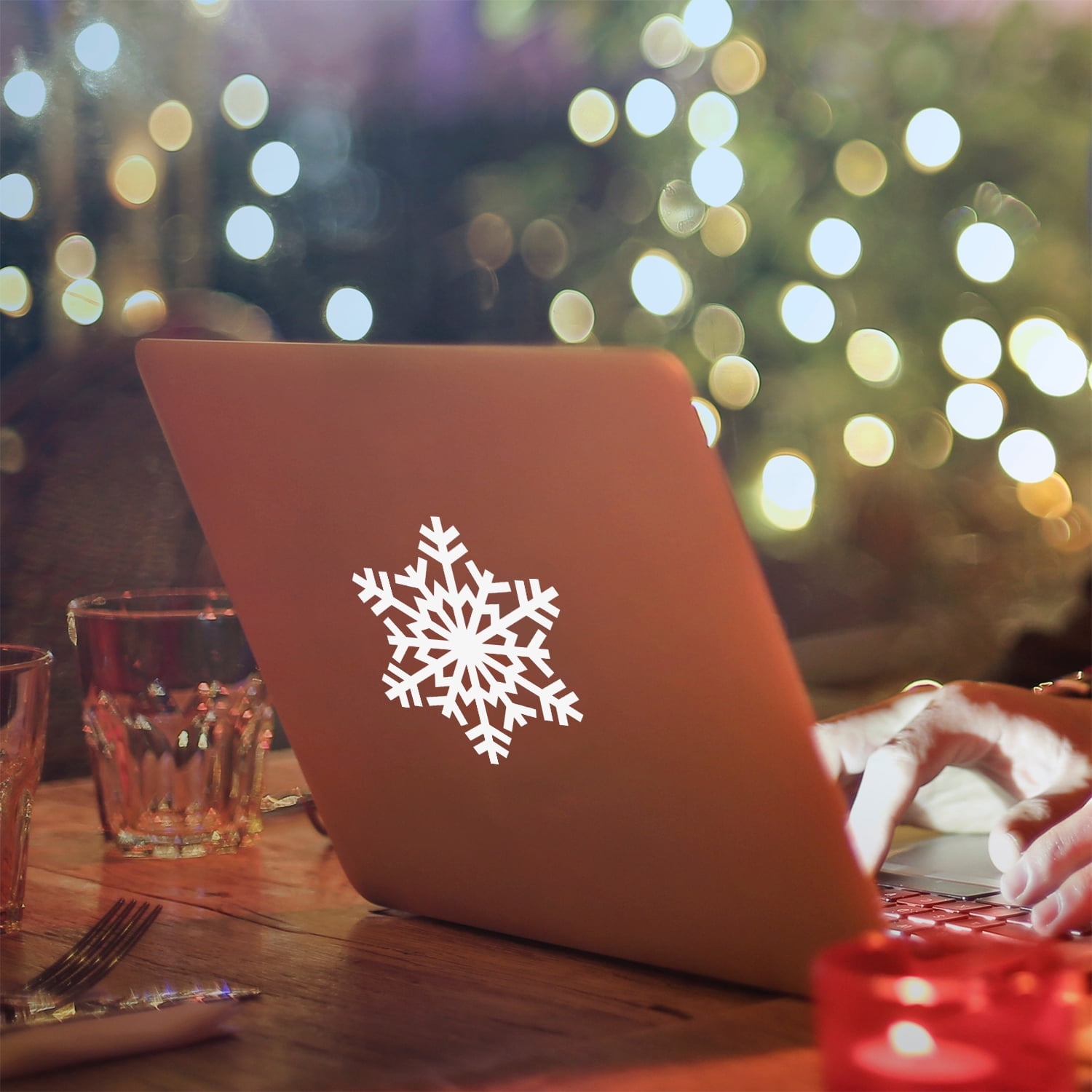 Vinyl Wall Art Decal - Little Snowflake - 6" x 5.5" - Cute Christmas ...