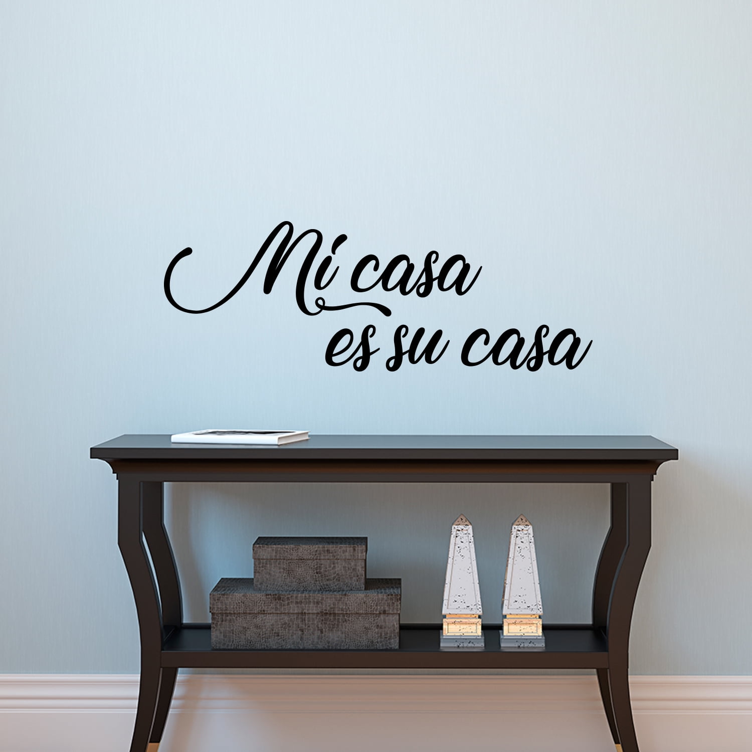 Vinyl Wall Art Decal - Mi Casa ES Su Casa - 10.5" x 30" - Decoration ...