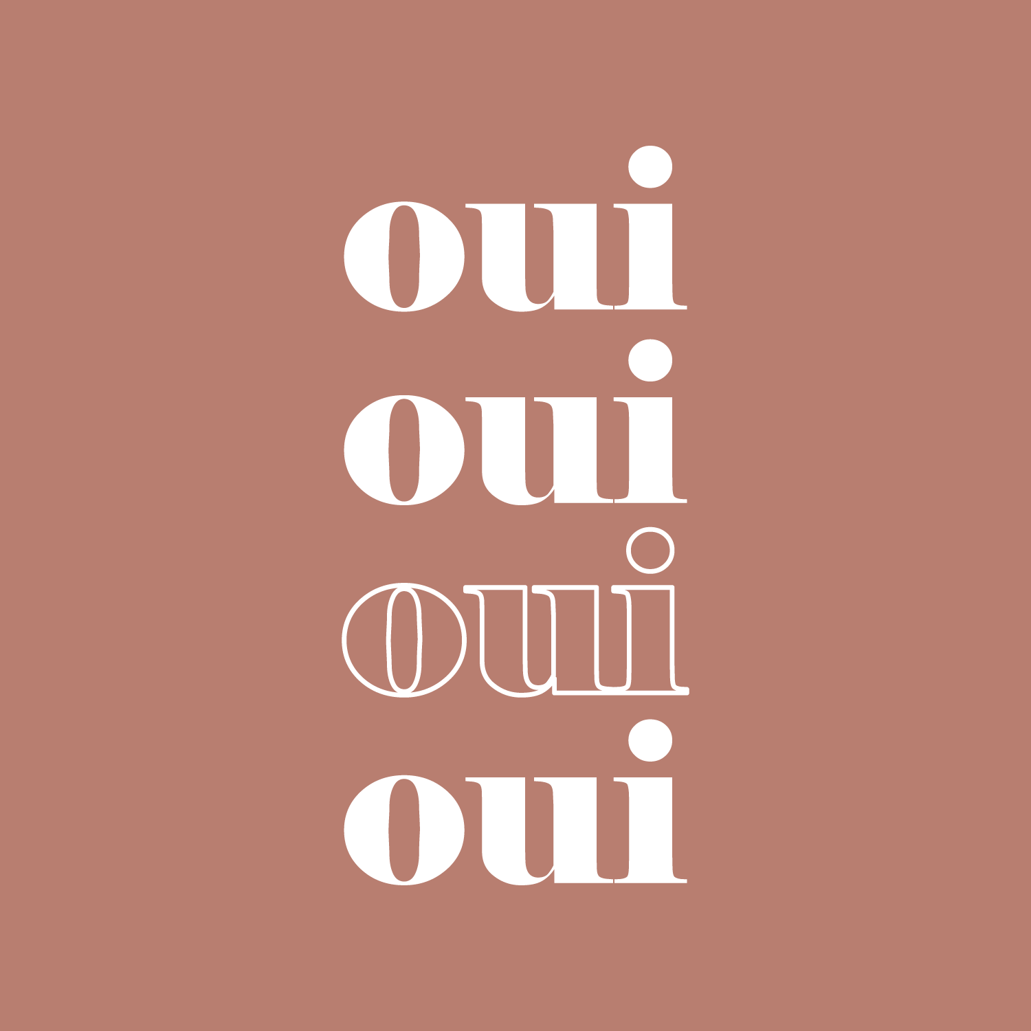 Vinyl Wall Art Decal - Oui Oui Oui Oui - 32" x 15" - Trendy Cute French ...
