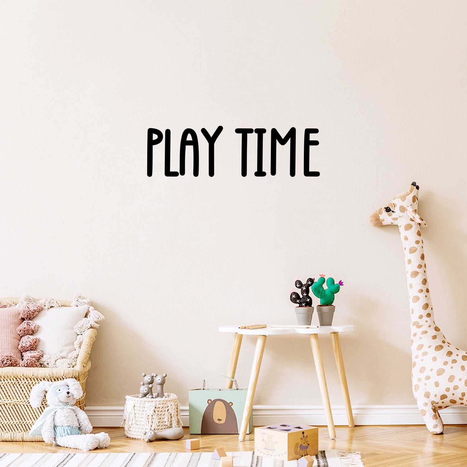 Vinyl Wall Art Decal - Play Time - 9" x 30" - Motivational Positive ...