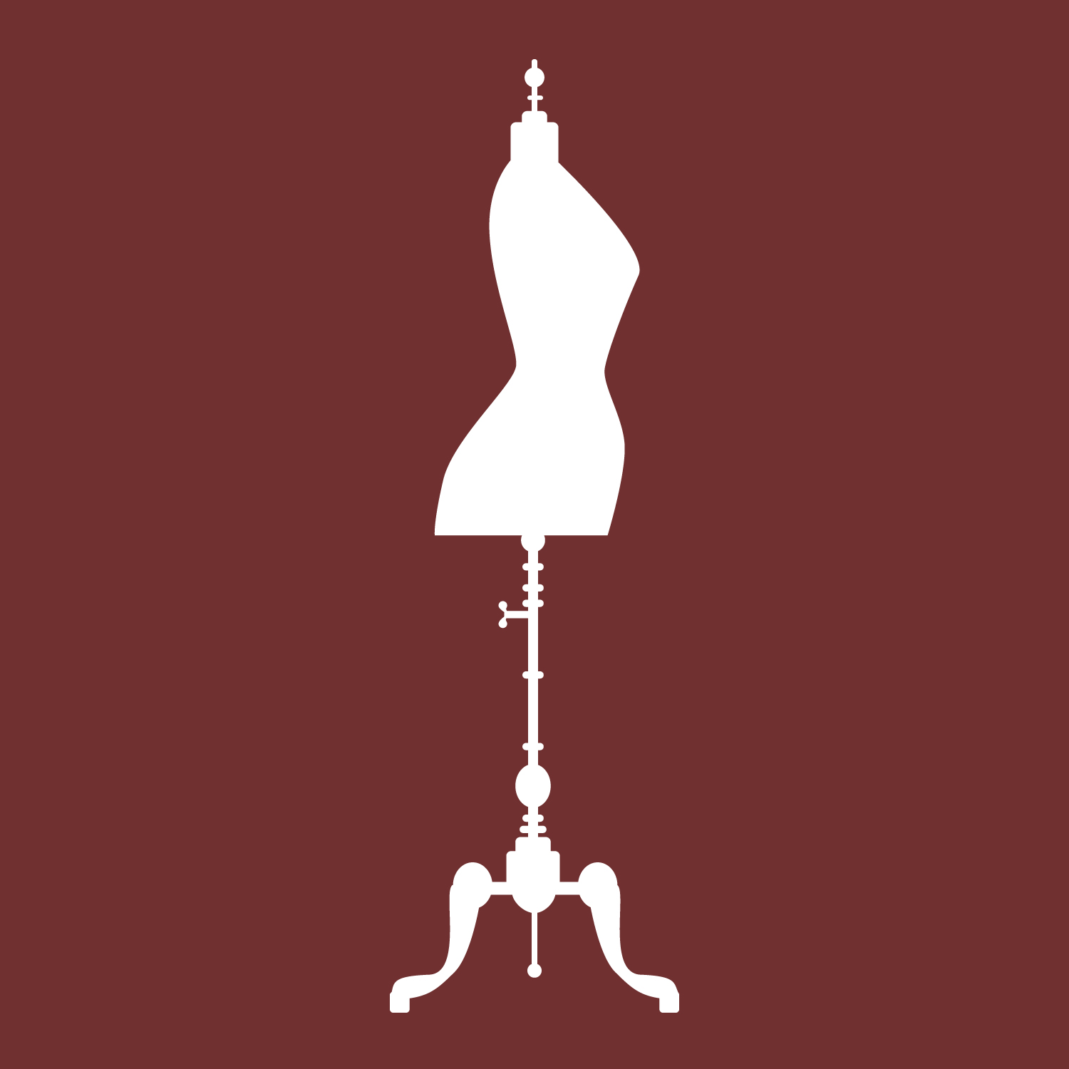 Vinyl Wall Art Decal - Tailor Mannequin Dummy - 59" x 18" - Modern ...