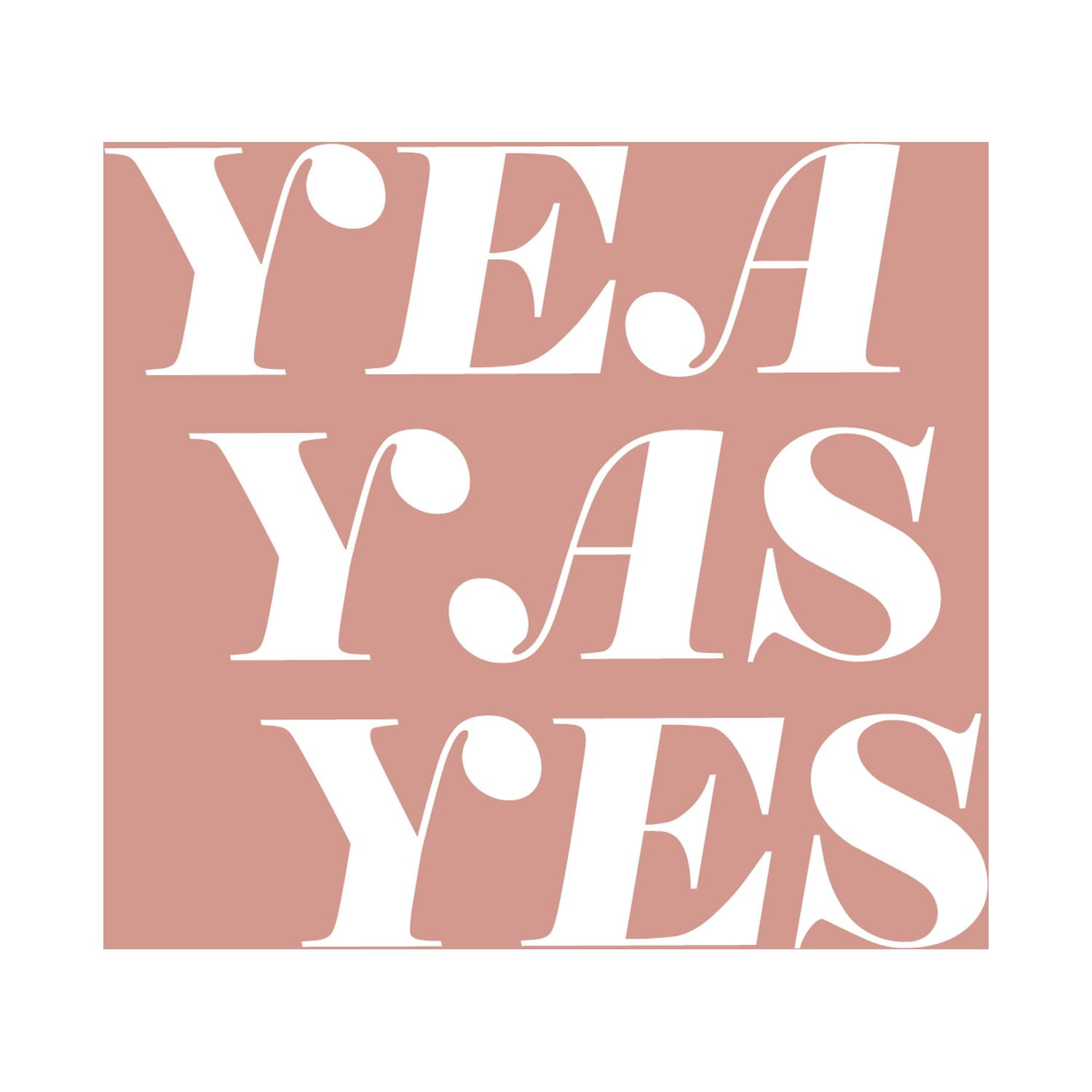 Vinyl Wall Art Decal - Yea Yas Yes - 17" x 19" - Funny Witty Sticker ...