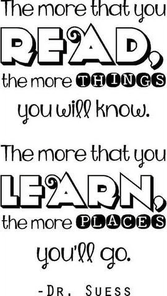 Vinyl Wall Decal: Dr. Suess Education Vinyl Wall Decal - Classroom ...
