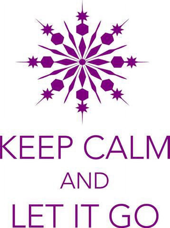 Vinyl Wall Decal: Keep Calm and Let it Go | StickerDecal Movie Quote ...