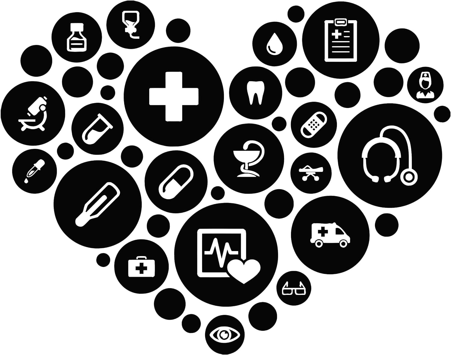 Vinyl Wall Decal Medical Office Health Clinic Hospital Pharmacy ...