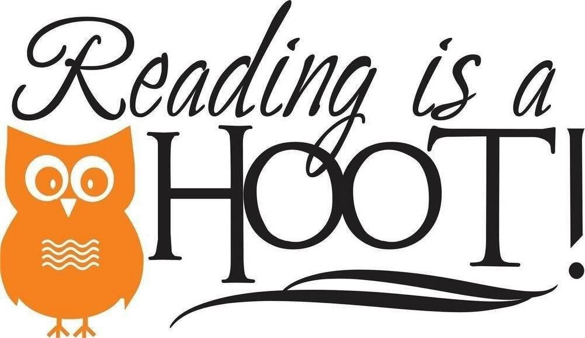 Vinyl Wall Decal - Reading is a hoot Classroom Kids Children Vinyl Wall ...