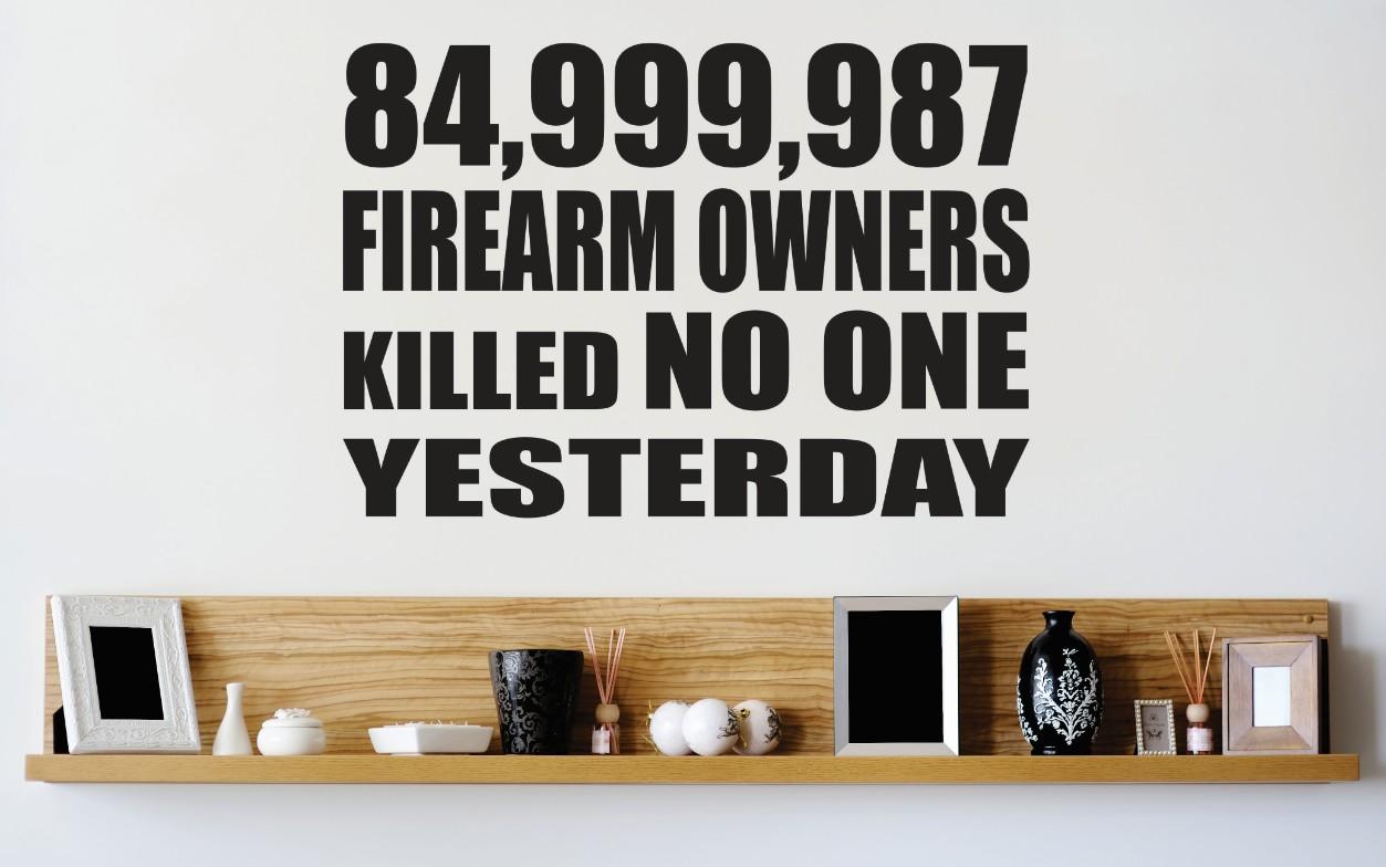 Vinyl Wall Decal Sticker : Blessed Are Peace Makers Gun Firearm Image ...