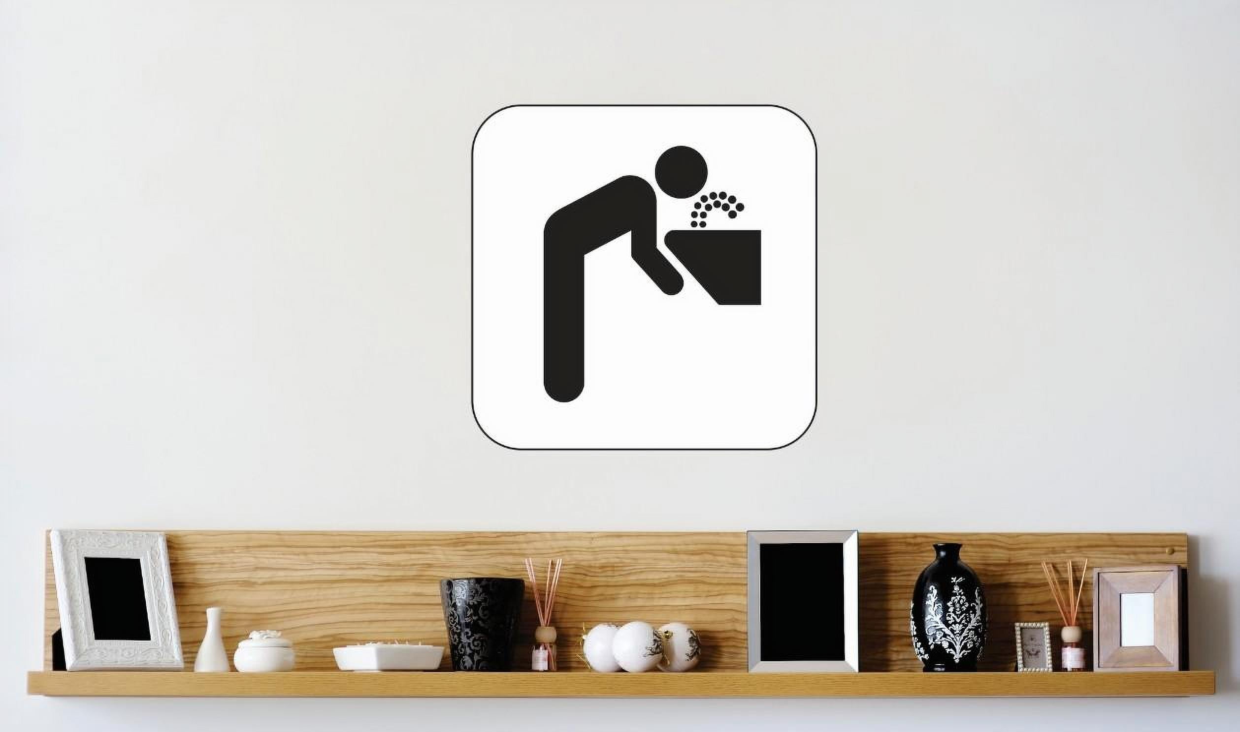Vinyl Wall Decal Sticker : Drinking Fountain Image Picture Art Peel ...