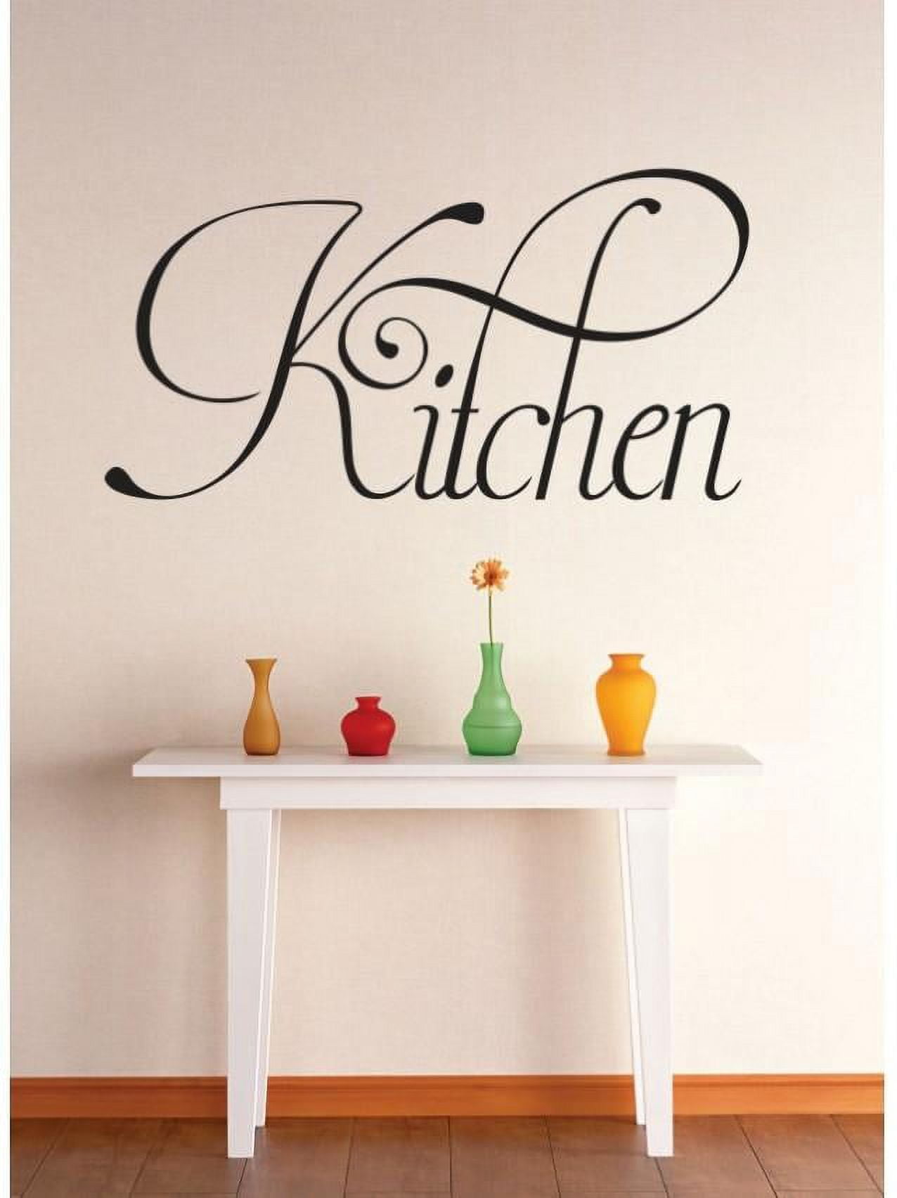 Vinyl Wall Decal Sticker : Kitchen Lettering Text Quote Bedroom ...