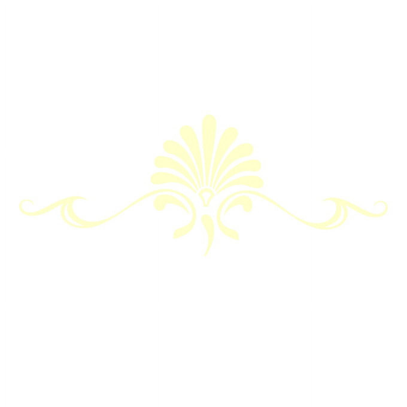 Vinyl Wall Scrolls - Medium - Ivory - Walmart.com