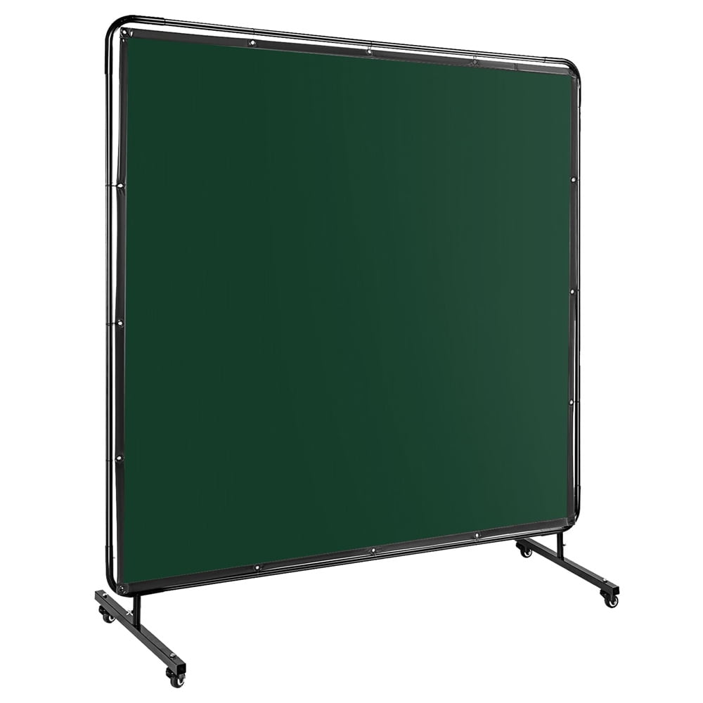 Vinyl Welding Screen with Frame, Flame-Resistant PVC Welding Curtain ...