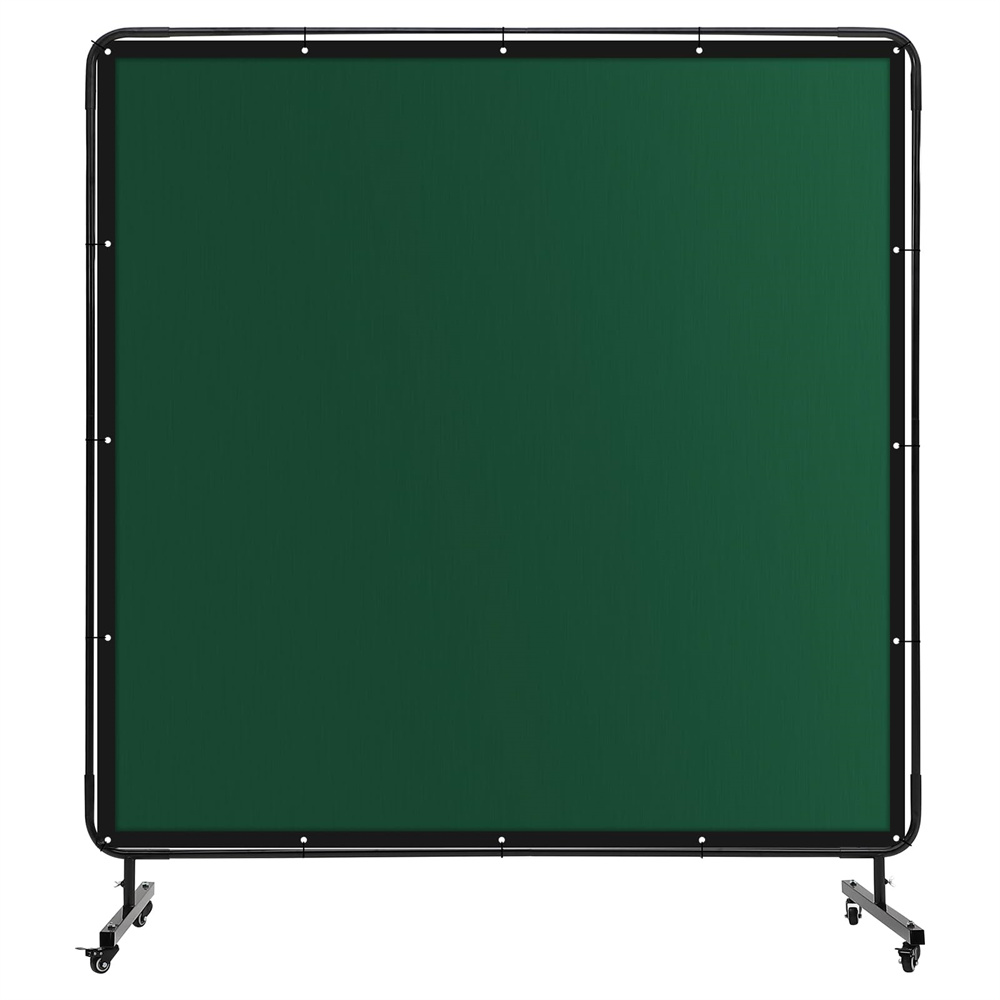 Vinyl Welding Screen with Frame, Flame-Resistant PVC Welding Curtain ...