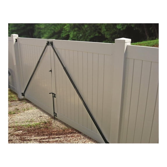 Vinyl Wood Fence Fully Adjustable Telescoping Gate Anti-Sag Brace Kit ...