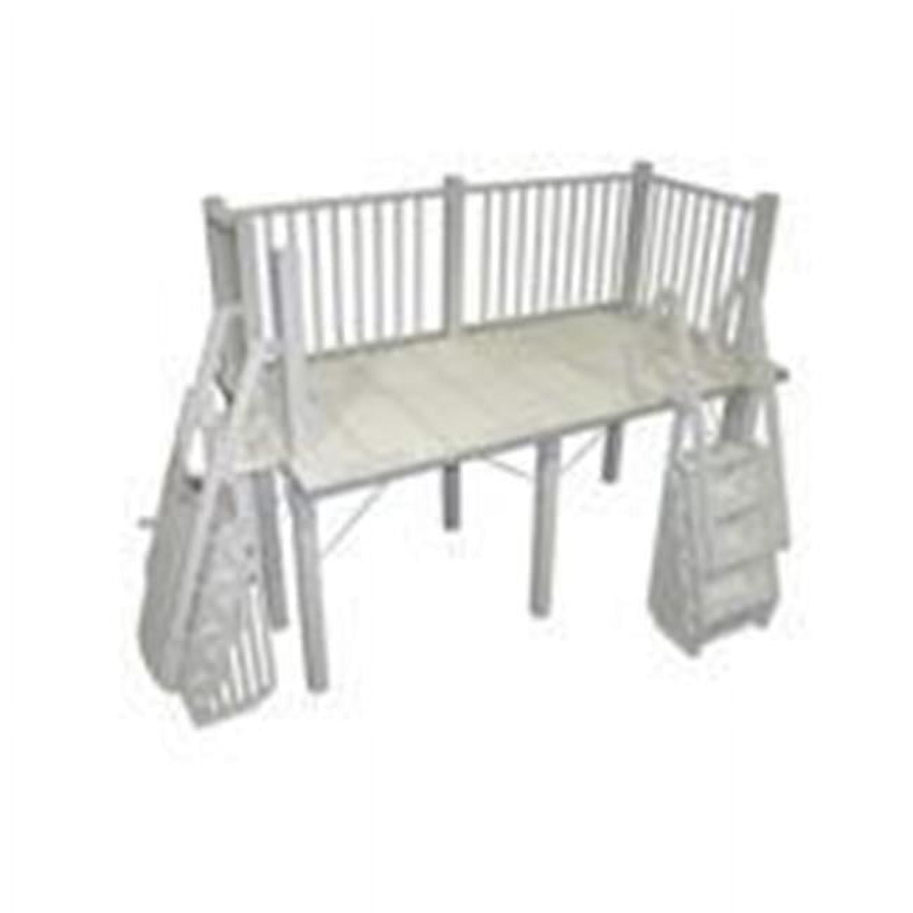 Vinyl Works 5'x10' Resin Side Deck Kit for Oval Above Ground Swimming ...