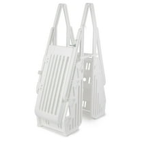 Confer Entry System Above-Ground Pool Wide Deck Stairs with Anti-Slip ...