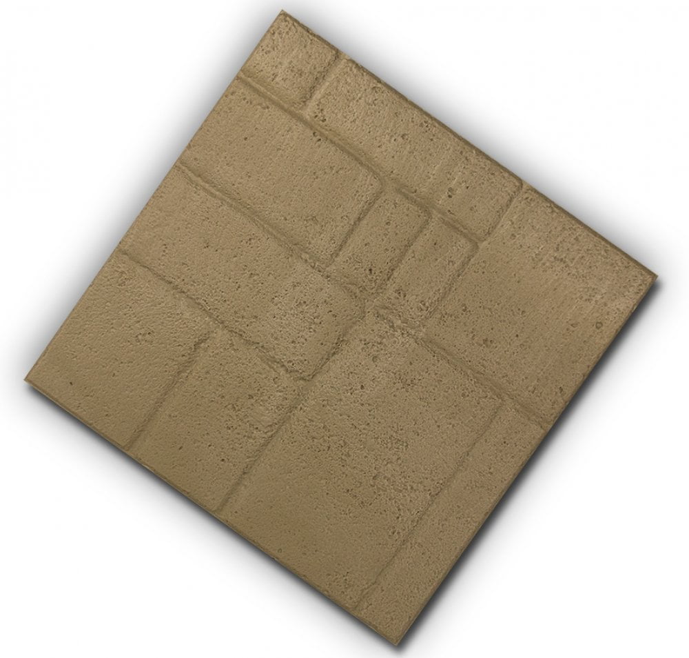 Vinyl Works Vers-A-Tile 16" x 16" Brick Pool & Patio Vinyl Tiles - 4 ...