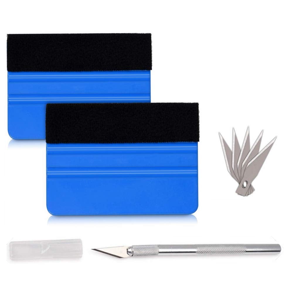 Vinyl Wrap Squeegee Tool, Magicalmai Window Tint Kits DIY Applicator Tools for Car Vinyl ...