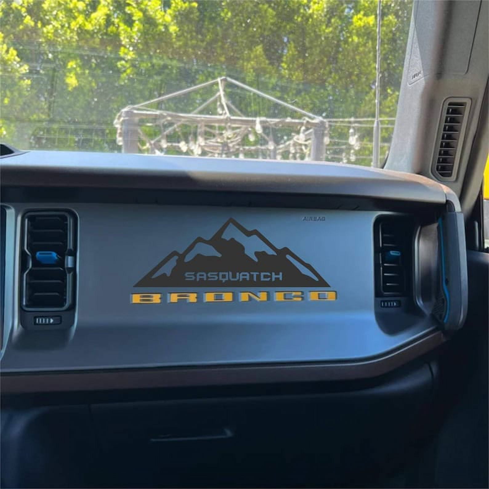 Vinyl mountain Sasquatch Dash vinyl Decal for 2021+ Bronco Dash ...