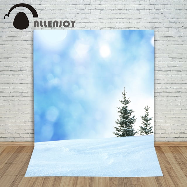 Vinyl photo studio Background Winter snow Sky forest photocall products ...