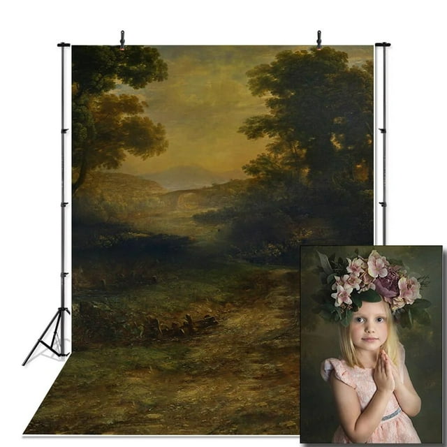 Vinyl photography backdrops Oil painting style photographic background ...