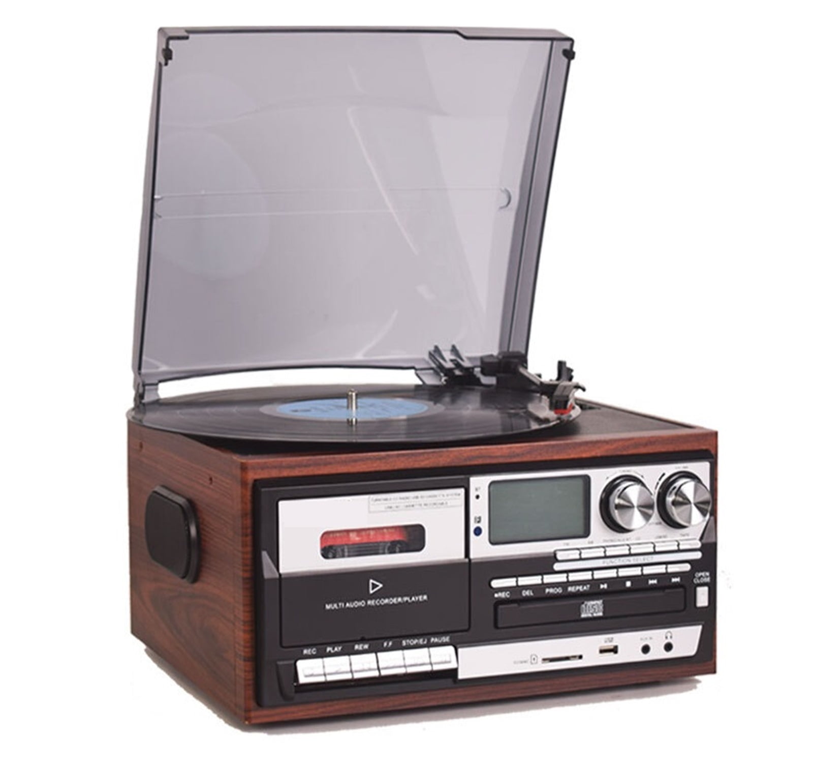 Vinyl record player with speaker 3 Speed Vinyl Record Player Vintage ...