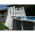 VinylWorks 5'x5' Above Ground Pool Deck Kit, Resin Made, Taupe, Easy ...
