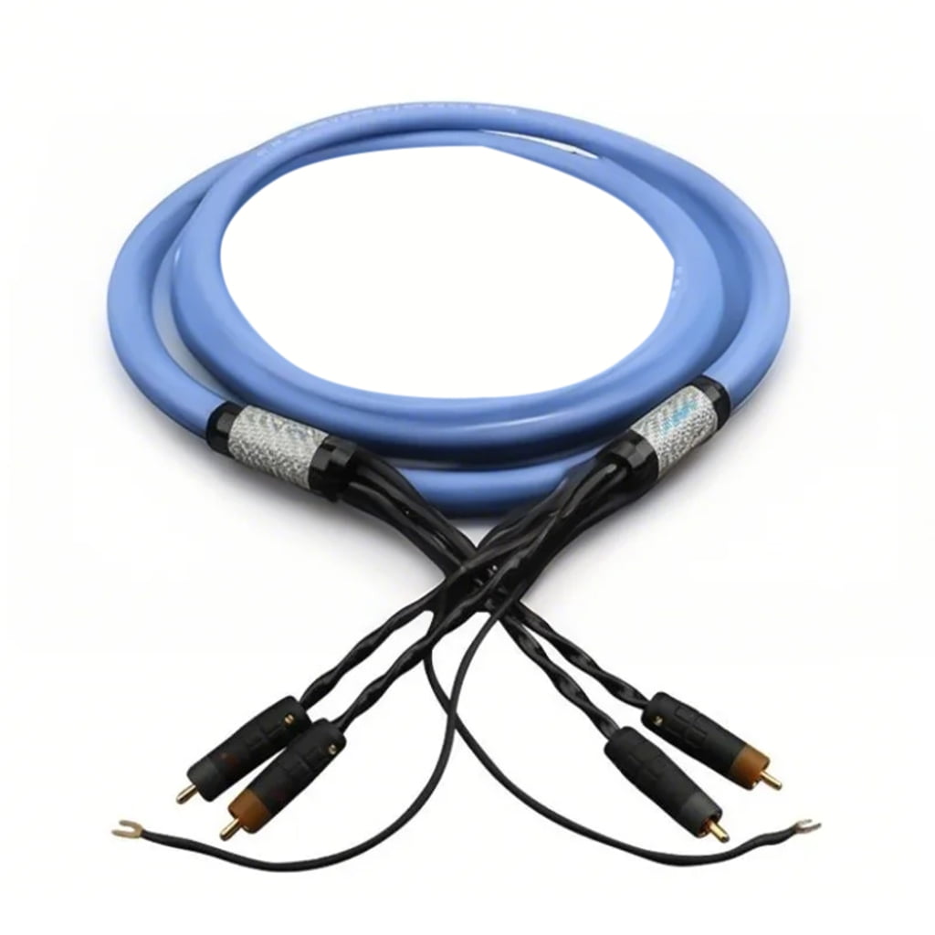 Vinyls Record Tonearm Cable HiFi Sound Cable with Ground Wire ...