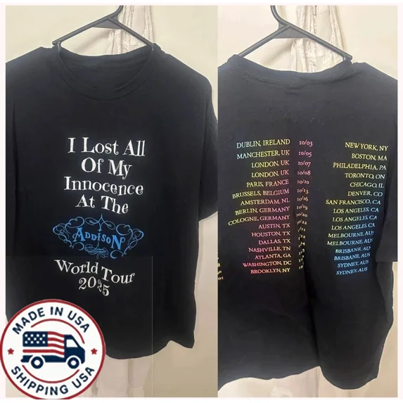 Vinyta Addison Rae I lost all my innocence at the Addison world tour ...