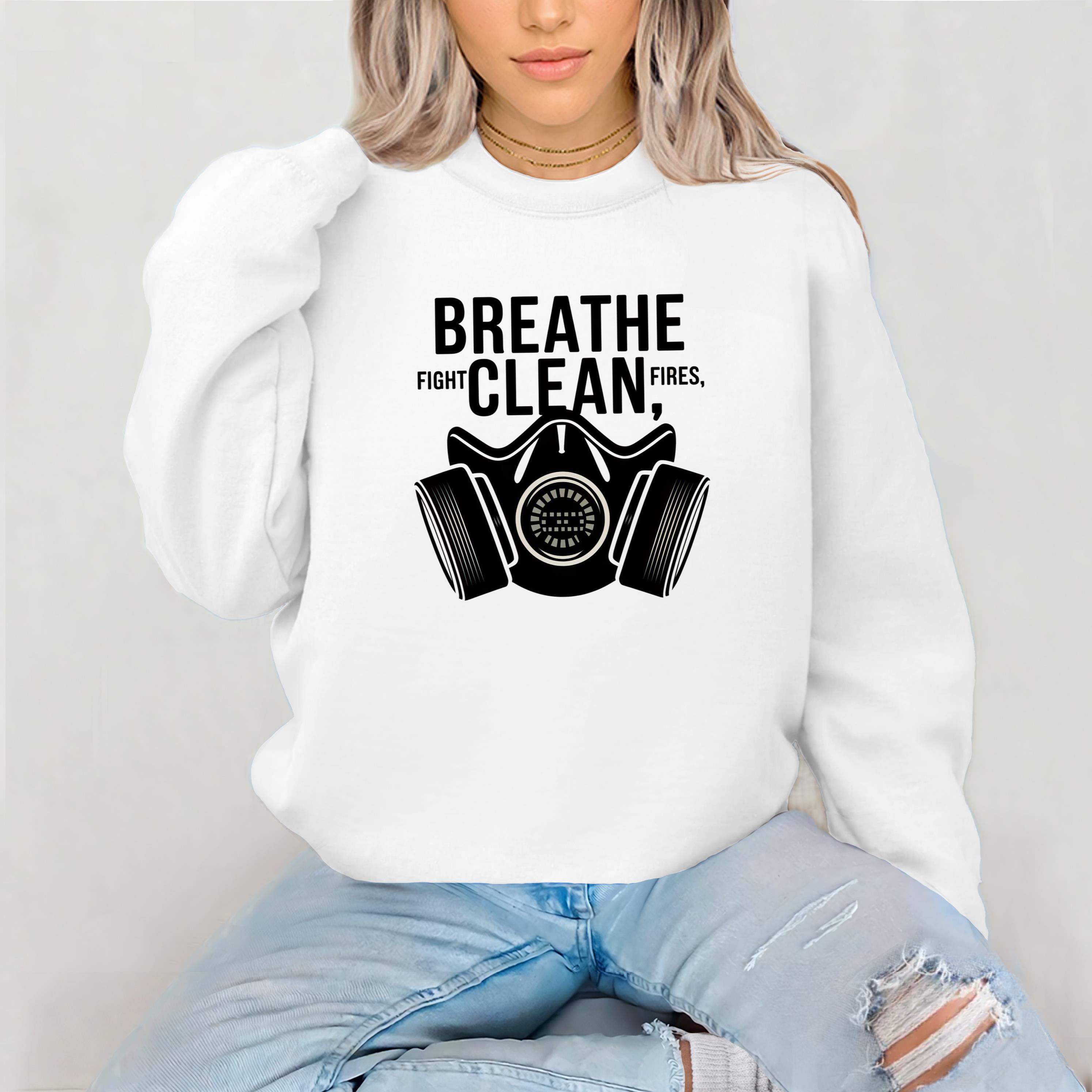 Vinyta Breathe Clean T-Shirt, Fight Fires Sweatshirt, California Fire ...